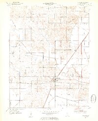 1950 Map of Switz City, IN — High-Res | Pastmaps